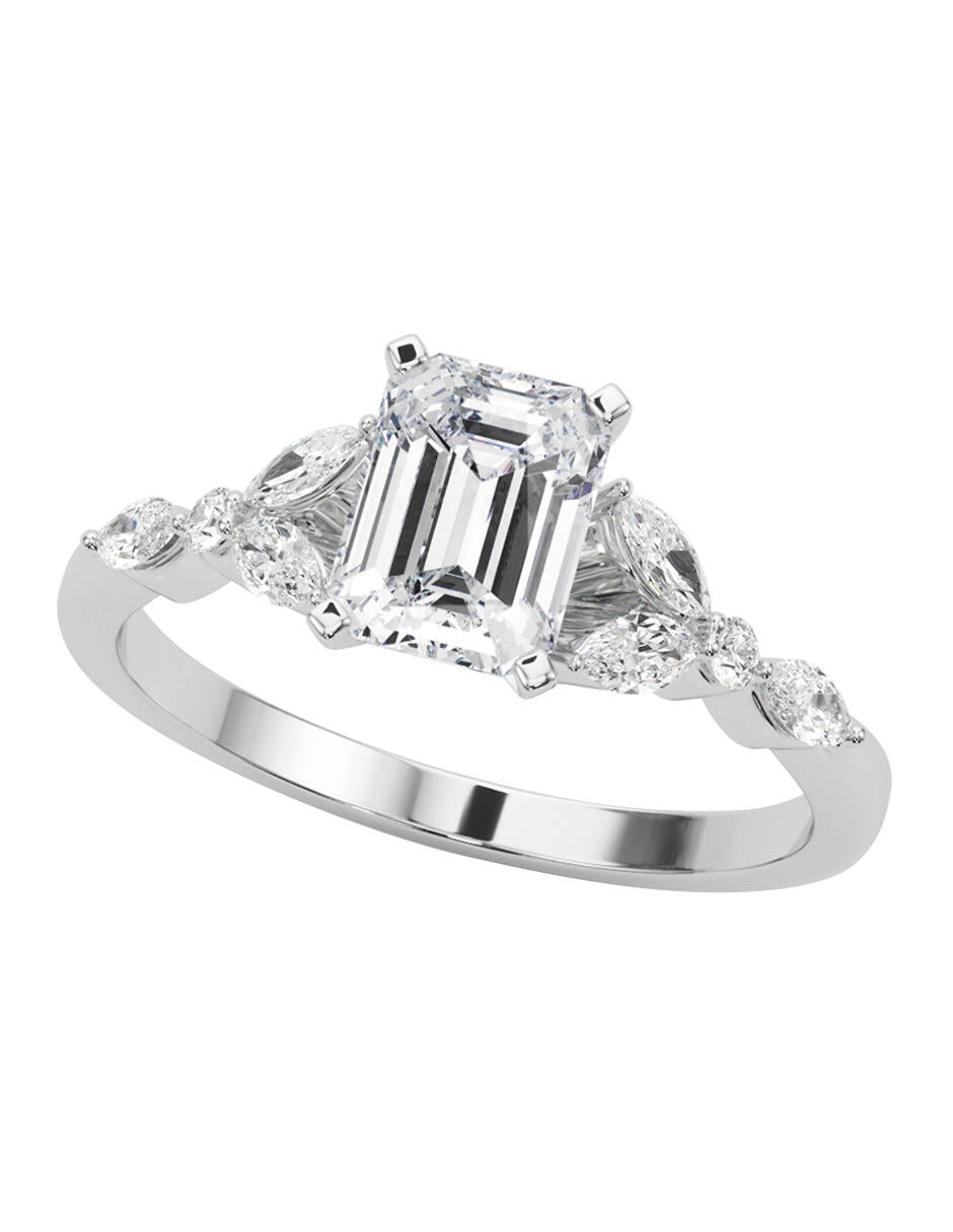 MONTADURA PARA PERSONALIZAR ANILLO DE COMPROMISO - PIEDRAS LATERALES ...